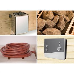 Weka Technikpaket inklusive Steuerung, Anschlusskabel und Saunasteinen, mit 9,0 kW Klassikofen
