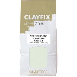 ClayTec Lehmfarbe CLAYFIX Lehm-Anstrich Schilf-Gelb 2.2 wasserl&ouml;slich, 1,5 kg