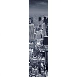 XIMAX Raumheizk&ouml;rper Design Heizk&ouml;rper P1 Plan Print Skyline vertikal, 180x44,5 cm (816 W)