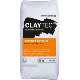 ClayTec Lehmputz SanReMo, TROCKEN, 25 kg