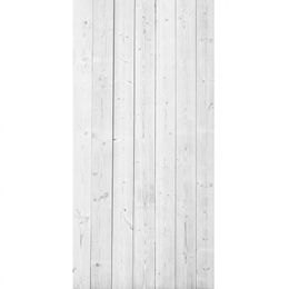 Winwall Duschr&uuml;ckwand Aluverbund Holz wei&szlig;, 1 St&uuml;ck, 2500x1000 mm