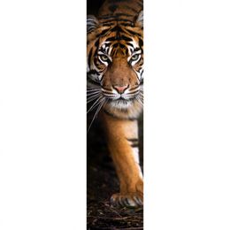 XIMAX Raumheizk&ouml;rper Design Heizk&ouml;rper P1 Plan Print Tiger vertikal, 180x44,5 cm (816 W)