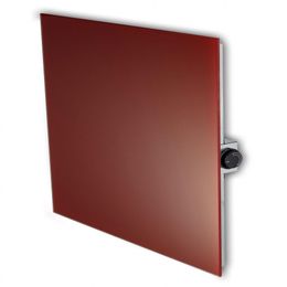JOLLYTHERM Infrarotheizung mit ESG Glas f&uuml;r Wand und Decke rot 400 W / 1200 W, 60x60 cm (440 W)
