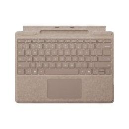 Microsoft Surface Pro Keyboard mit Stiftaufbewahrung, Tastatur beige, DE-Layout, f&uuml;r Surface Pro (11. Edition)/10 for Business/9/8