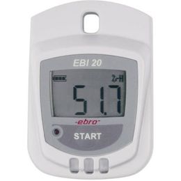 EBRO 1601-0044-Z EBI 20-TH1 Multi-Datenlogger Messgröße Luftfeuchtigkeit, Temperatur -30 bis +70 °C 0 bis 100 % rF