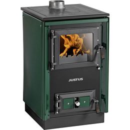 Justus K&uuml;chenofen Festbrennstoffherd Rustico 50 2.0, Gr&uuml;n
