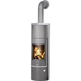 Justus Kaminofen Faro Aqua 2.0 wasserf&uuml;hrend mit massiver Gusst&uuml;r, Speckstein, Gussgrau,Speckstein