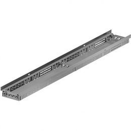 Aco Profiline 2.0 Fassadenrinne fixe Bauh&ouml;he f&uuml;r Fassadenentw&auml;sserung, 80 mm, 100 mm,1000 mm,Stahl verzinkt