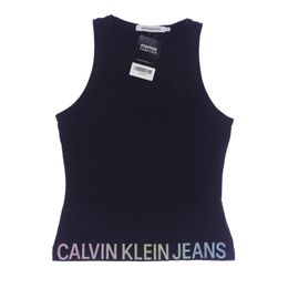 Calvin Klein Jeans Damen Top, schwarz, Gr. 36