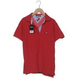 Tommy Hilfiger Damen Poloshirt, rot, Gr. 42