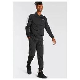 Jogginganzug Puma "BASEBALL TRICOT SUIT" Gr. L, schwarz (Puma black) Herren Sportanzüge