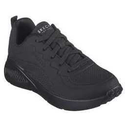 Sneaker Skechers "UNO LITE" Gr. 37, schwarz Damen Schuhe im monochromen Look, Freizeitschuh, Halbschuh, Schnürschuh