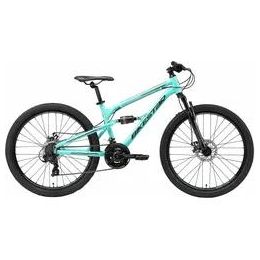 Mountainbike Bikestar Fahrräder Gr. 39cm, 26 Zoll (66,04cm), grün für Damen und Herren, Kettenschaltung