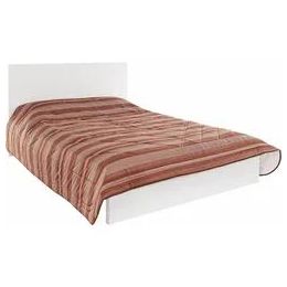 Tagesdecke, braun, B:235cm L:225cm, Polyester, Westfalia Schlafkomfort, Tagesdecken