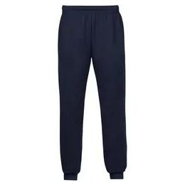 Sweathose TRIGEMA "TRIGEMA Jogginghose" Gr. 152, Normalgrößen, blau (navy) Kinder Hosen