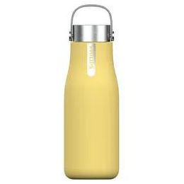 Thermoflasche Philips "GoZero Smart", gelb, H:23cm, Edelstahl, Trinkflaschen, Edelstahl, 590 ml