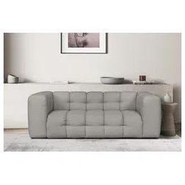 3-Sitzer LeGer Home by Lena Gercke "TALISHA" Sofas Gr. B/H/T: 229cm x 75cm x 110cm, Struktur, beige moderne Steppung, hoher Sitzkomfort