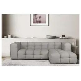 Ecksofa LeGer Home by Lena Gercke "TALISHA L-Form" Sofas Gr. B/H/T: 276cm x 75cm x 178cm, Struktur, Ottomane rechts, beige moderne Steppung, hoher Sitzkomfort