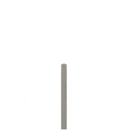 TraumGarten Sichtschutzzaun Pfosten Holz-Grau Diamantkrone, 100 cm