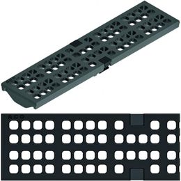 Aco Drainlock Designrost Freestyle Square, DN 100, C 250 (25 to),Multiline und XtraDrain