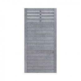 TraumGarten Sichtschutzzaun Holz NEO DESIGN Grau Gitter Sichtschutz Lamellenzaun, 89x179 cm