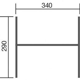 Weka Tabaluga Doppelschaukel mit Nestschaukel, ohne Podest