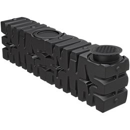 Aco Rain4me Flachtank Garten Basic Regenwassertank, 446x85x124 cm, 4000 L,stehend