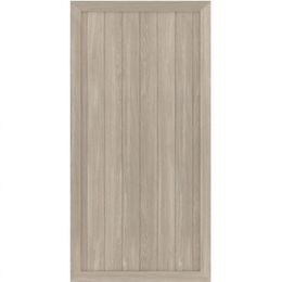 TraumGarten Sichtschutzzaun LONGLIFE RIVA Polareiche Sichtschutz Lamellenzaun, 90x180 cm