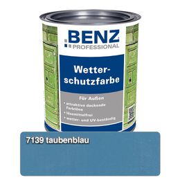 BENZ PROFESSIONAL Wetterschutzfarbe Holzschutzmittel , 0,75 l, Taubenblau