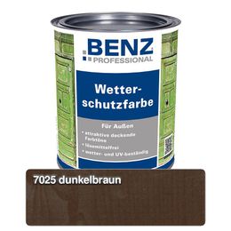 BENZ PROFESSIONAL Wetterschutzfarbe Holzschutzmittel , 10 l, Braun