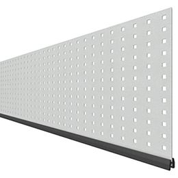 TraumGarten Sichtschutzzaun SYSTEM Dekorprofil-Set Edelstahl GAMMA Anthrazit, 15 cm