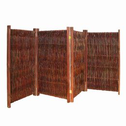 Noor Paravent Weiden Raumteiler Weidematte, 1,2x2,4 m (HxB)