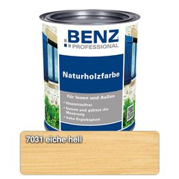 BENZ PROFESSIONAL Naturholzfarbe Holzschutzmittel, 0,75 l, Eiche Hell