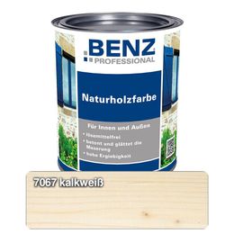 BENZ PROFESSIONAL Naturholzfarbe Holzschutzmittel, 0,25 l, Kalkweiß