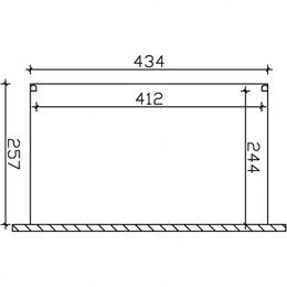 Skan Holz Terrassen&uuml;berdachung Genua Terrassendach, 434x257 cm, Wei&szlig;