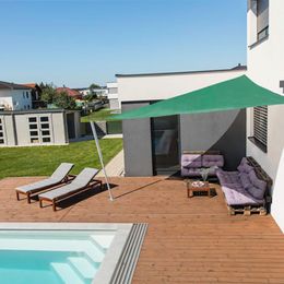 Windhager Sonnensegel CAPRI olive Sonnenschutz, 4x4x4 m, Dreieck
