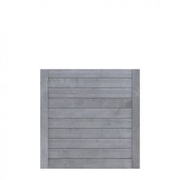 TraumGarten Sichtschutzzaun Holz NEO DESIGN Grau Sichtschutz Lamellenzaun, 89x89 cm