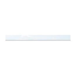 TraumGarten Sichtschutzzaun SYSTEM Dekorprofil Dekor-Matt Kunstglas Silber, 15 cm