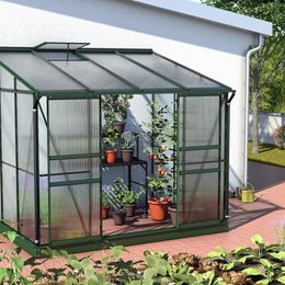Vitavia Anlehngew&auml;chshaus Osiris Tomatenhaus Smaragd, 4 mm, 201x262x221 cm (LxBxH)