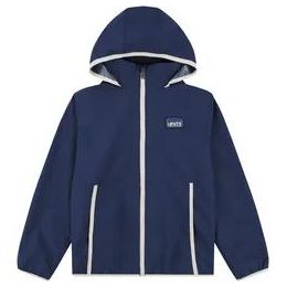 Levi's Windbreaker LEVI'S KIDS "LVB STOWAWAY HOOD" Gr. 16 (176), blau (naval academy) Jungen Jacken mit kontrastierenden Akzenten