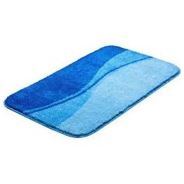 Badematte Grund Badematten Gr. rechteckig (65cm x 115cm),, blau