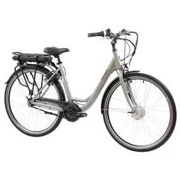 E-Bike Tretwerk "Cloud" E-Bikes Gr. 49cm, 28 Zoll (71,12cm), grau (aluminium grau) Pedelec, Elektrofahrrad für Damen u. Herren