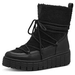 Winterboots Tamaris Gr. 40, schwarz Damen Schuhe Keilabsatz, Plateau, Winterstiefel, Outdoorboots, vegane Verarbeitung