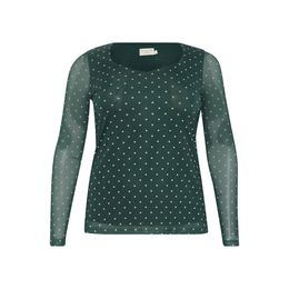 Kaffe Curve Shirt 'KC Autumna' Damen Gr&ouml;&szlig;e 7XL schwarz / wei&szlig;