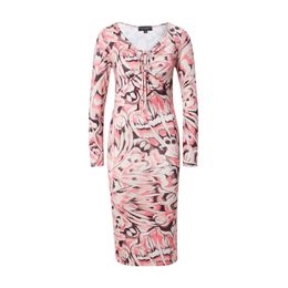 Dorothy Perkins Kleid Damen Gr&ouml;&szlig;e 36 beere / pink / rosa / wei&szlig; Winterkleid