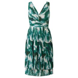 Kraimod Kleid Damen Gr&ouml;&szlig;e 46 gr&uuml;n / grasgr&uuml;n / dunkelgr&uuml;n / wei&szlig; Sommerkleid