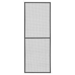 Schellenberg Fliegengitter f&uuml;r bodentiefe Fenster Premium, anthrazit, 120 x 240 cm
