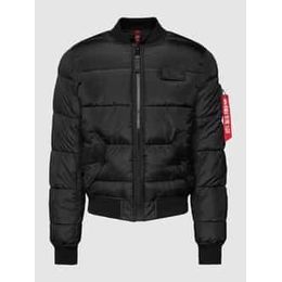 Alpha Industries Bomberjacke mit Label-Detail