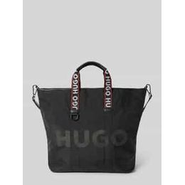 Hugo Tote Bag mit Label-Print Modell 'Quentyn'