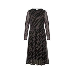 Tchibo Bedrucktes Mesh-Kleid - Schwarz - Gr.: S